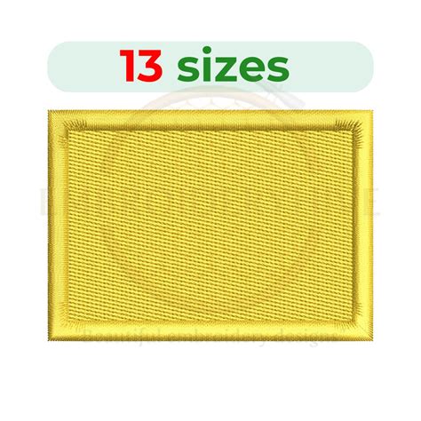 Rectangle Embroidery Design Embroideryhive
