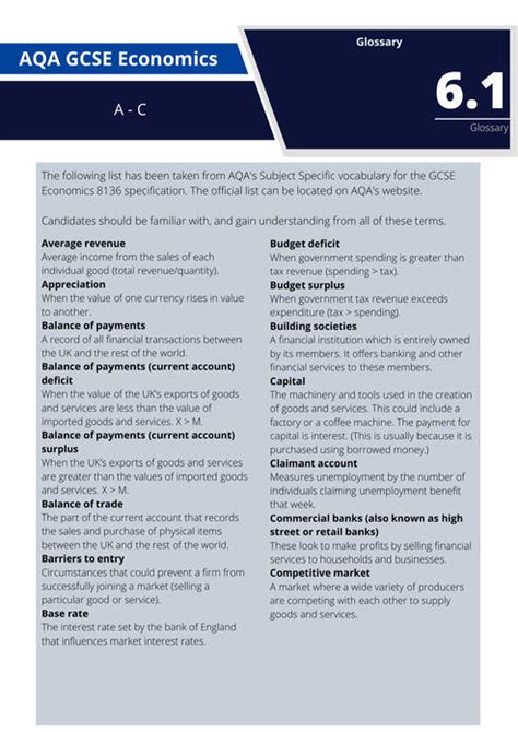 Aqa Gcse Economics Textbook