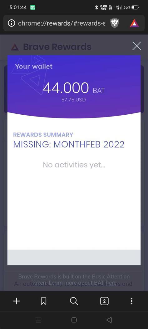 Android Missing Month Message On Rewards · Issue 20972 · Bravebrave