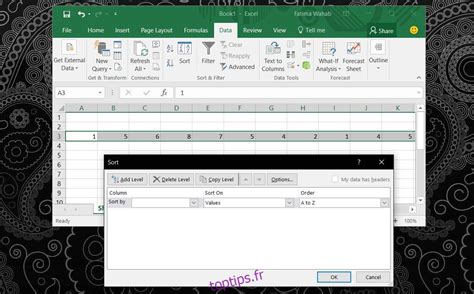 Comment Trier Les Données En Lignes Dans Excel Toptipsfr