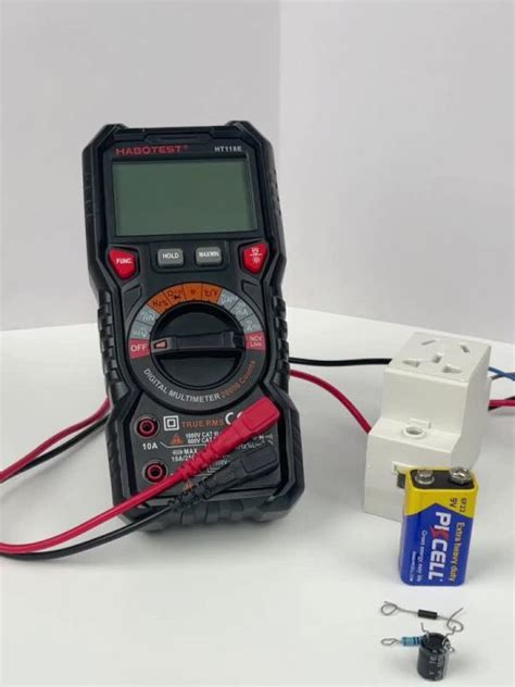 Habotest Ht118e Digital Multimeter 20000 Counts True Rms Ncv Hz Multimeters Transistor Tester