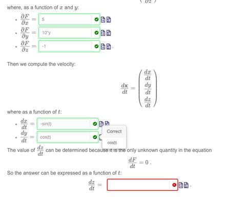 Solved Dt Dz Consider A Function Of Three Variables Such As Chegg Com