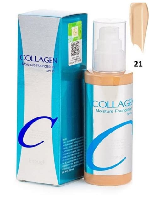 Тональный крем для лица Крем spf15 Корейская тональный крем COLLAGEN ...