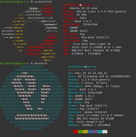 Screenfetch Vs Neofetch Rpopos
