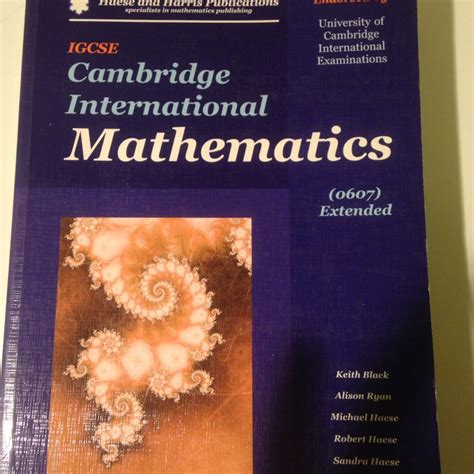 Extended Mathematics For Igcse
