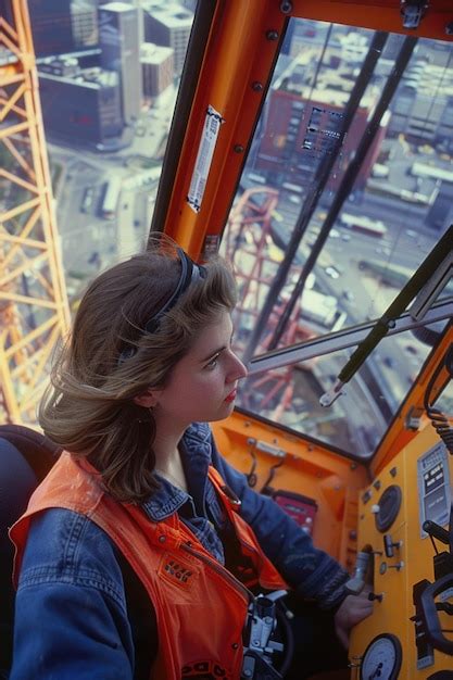 Pilot In Cockpit Premium Ai Generated Image