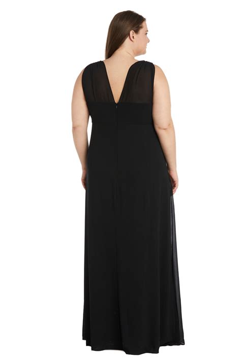 Black Randm Richards 1151w Long Plus Size Formal Dress For 1090 The
