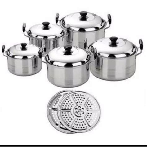 Jual Panci Set Kingko Homelux Dsb Steamer Set 5 Susun Tutup Stenlis