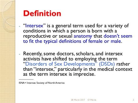 Disorders Of Sex Development O Warda