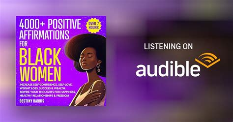 4000 Positive Affirmations For Black Women Audiobook By Destiny Harris