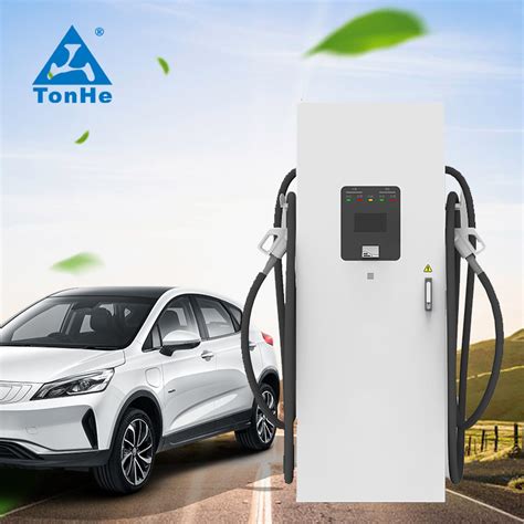 120kw Dc Dual Plug Ccs2 Three Phase Floor Mounted Ev Charger Station
