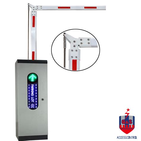 90 Degree Folding Arm Brushless DC Motor Barrier Gate With Traffic