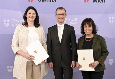 Bestellung Von Zwei Neuen Abteilungsleiterinnen In Der Stadt Wien Presse Service