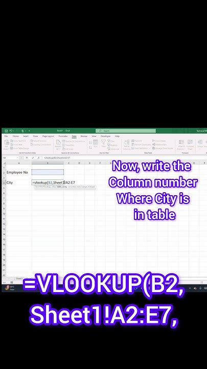 Vlookupformula Exceltips Vlookup Use In Multiple Sheets Learn Excel