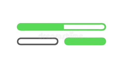 Progress Bar Icon Vector Showing Completion Level Or Status Vector Design Generative Ai Stock