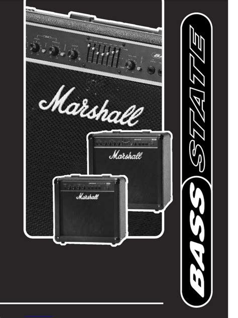 Marshall Bass State B 150 Pdf Equalization Audio Amplifier