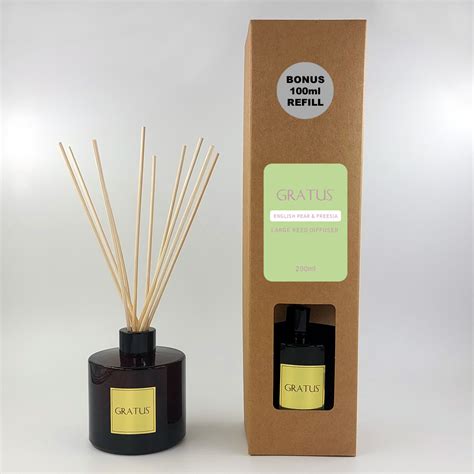 English Pear And Freesia Large Reed Diffuser 200ml Gratus