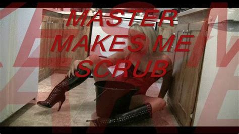 Master Makes Me Scrub Mp4 Over The Edge Clips4sale