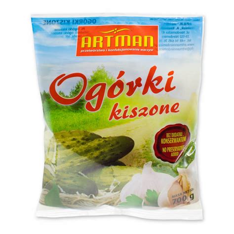 Tradycyjne ogórki kiszone 700 g Niepasteryzowane 5902003060027 Cena