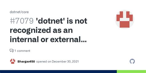 Dotnet Is Not Recognized As An Internal Or External Command Operable