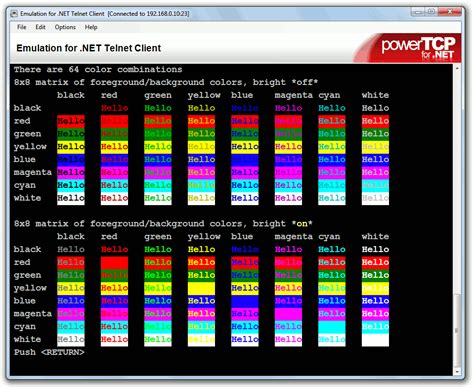 Powertcp Emulation For Net Vt Net Terminal Emulation Controls