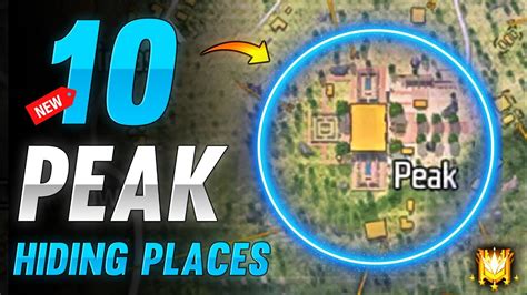 PEAK KE TOP 10 RANK PUSH HIDDEN PLACES BR Rank Push Trick And Tips In