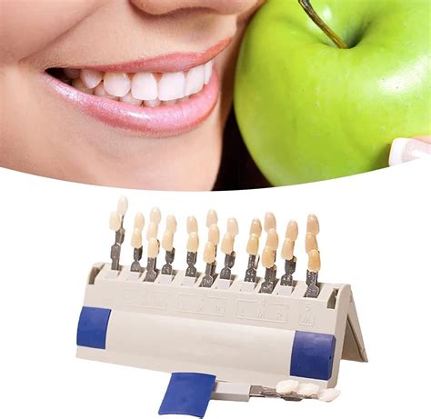 Teeth Shade Guide 29 Colors Comparison Removable Tooth Bleaching