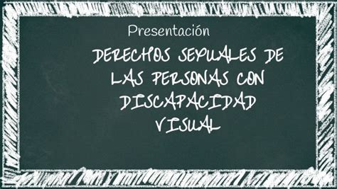 Derechos Sexuales De Personas Con Discapacidad