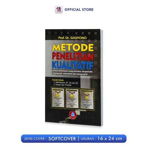 Jual Buku Penelitian Metode Penelitian Kualitatif Hitam Softcover