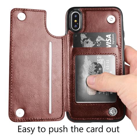 Tekdeals Leather Flip Wallet Card Holder Case Cover For Apple Iphone 11