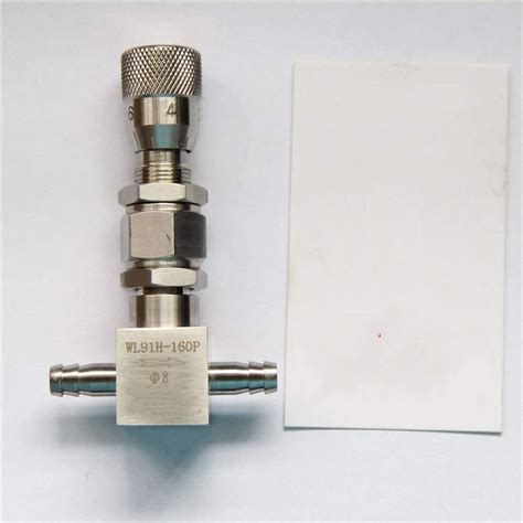 6mm 8mm 10mm Pagoda Type Micro Adjustment Valve Stainless Steel Needle Valve Straight Flow