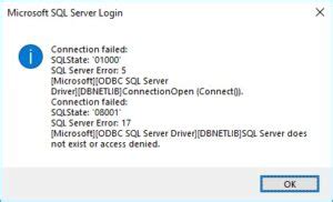 Sql Express Sqlstate And Error It Admins