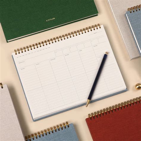 페이퍼리안 기프트 증정 만년형 애티튜드 위클리 플래너 B5 위시버킷