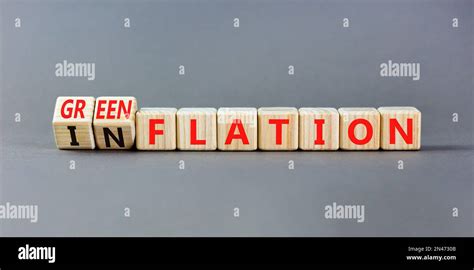 Inflation Or Greenflation Symbol Concept Words Inflation Or