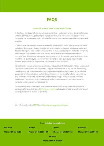 DISEÑO DE STANDS PARA FERIAS INDUSTRIALES by Servis Complet Issuu