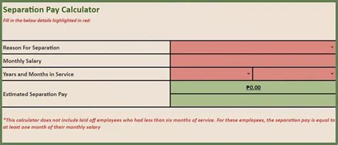 How To Compute Severance Pay Philippines With Free Calculator