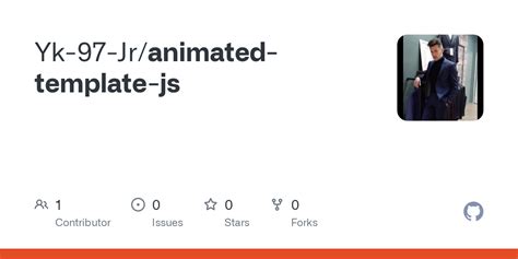 GitHub Yk 97 Jr Animated Template Js