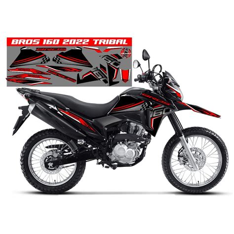 KIT FAIXAS BROS 160 2022 TRIBAL Shopee Brasil