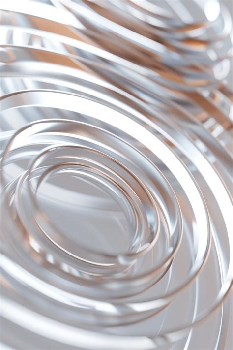 Premium Photo A Clean And Simple 3d Render Illustration With Abstract Rings The Radial Bright