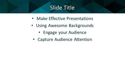 Free Geometric Shapes PowerPoint Template Free PowerPoint Templates
