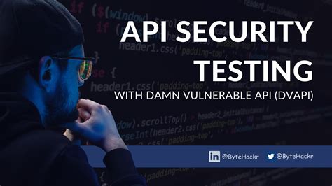 Api Security Testing With Damn Vulnerable Api Dvapi