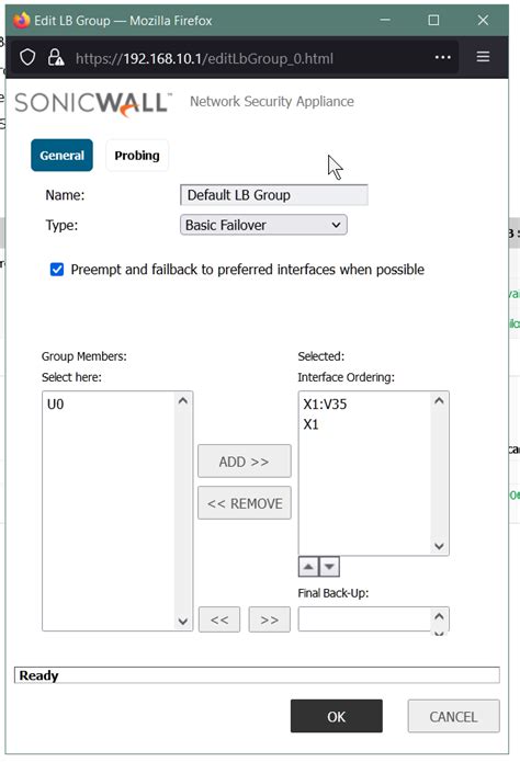 How To Configure Sonicwall To Use Wan X1 Interface With A Vlan Id Or
