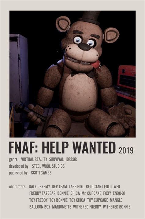 Fnaf Help Wanted Polaroid Poster Artofit