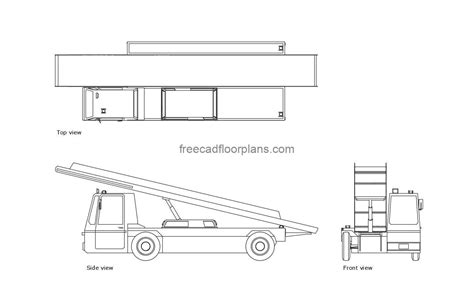 Conveyor Car Free Cad Drawings