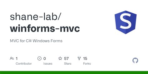 Github Shane Labwinforms Mvc Mvc For C Windows Forms