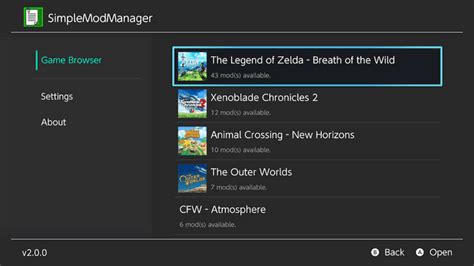 SimpleModManager Switch GameBrew