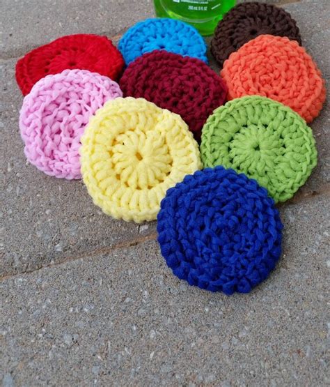 Cleaning Supplies Home And Living Dish Scrubbies Crochet Scrubbies Pan