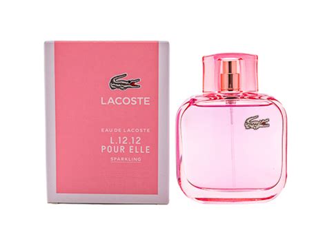 Eau De Lacoste L1212 Pour Elle Sparkling By Lacoste 3 Oz Edt For