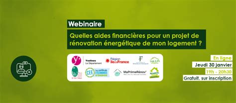Participez à notre webinaire sur les aides financières pour vos projets