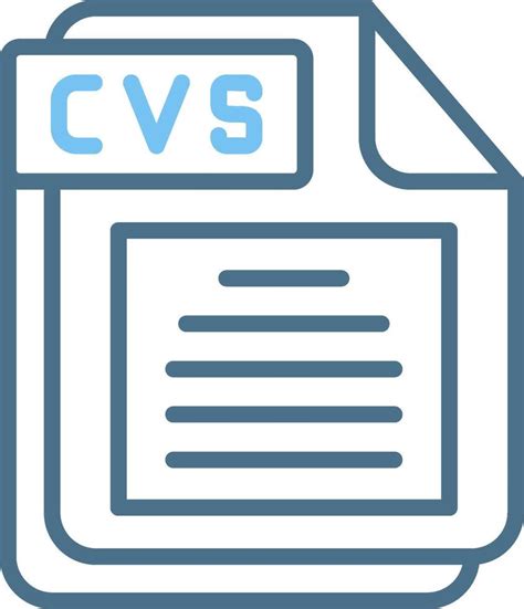 Cvs Line Two Colour Icon Design 52415757 Vector Art At Vecteezy